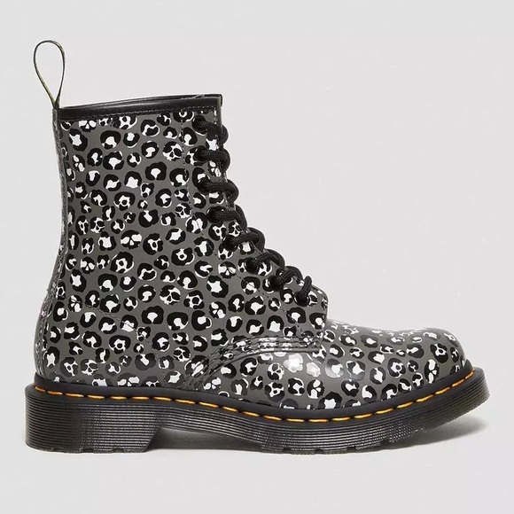 Dr. Martens | Shoes | Dr Martens 46 Smooth Leather Leopard Print Boot ...